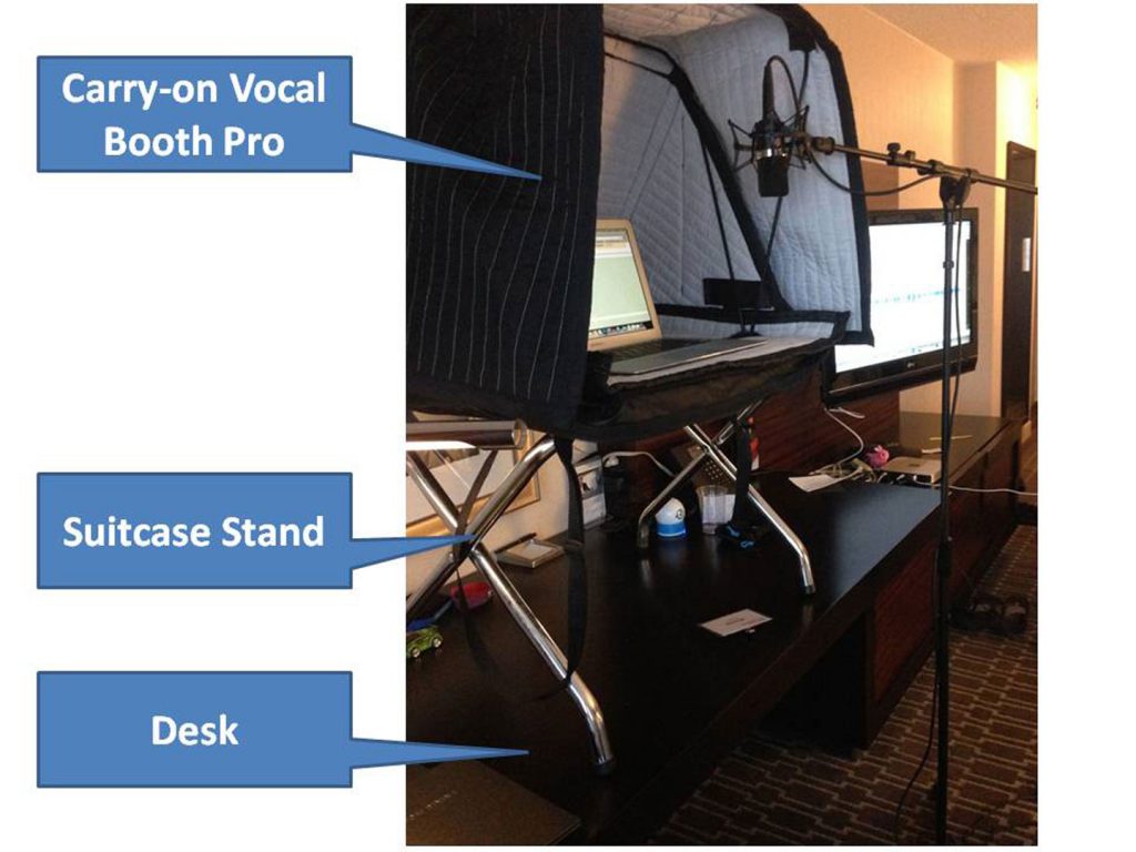 Carry-On Vocal Booth Pro Gets Tested During Voice Over Event ...