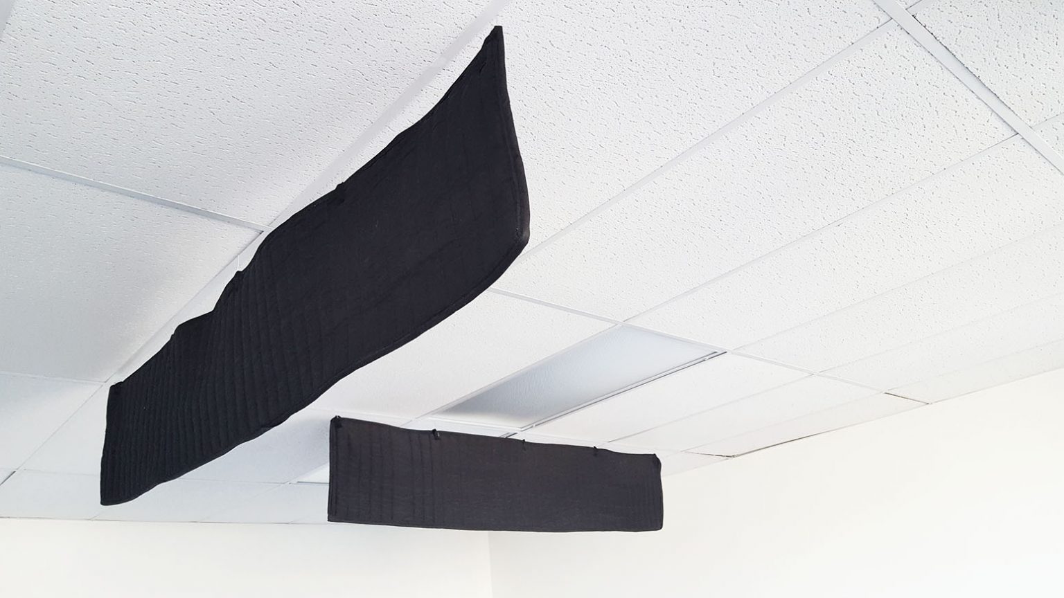 Ceiling Sound Baffle (Black) – VocalBoothToGo.com